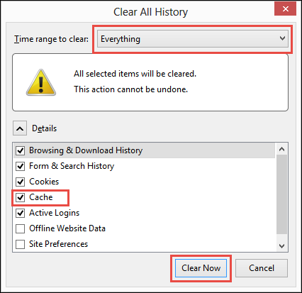 How to clear your browser's cache to refresh Strato | HR Document ...